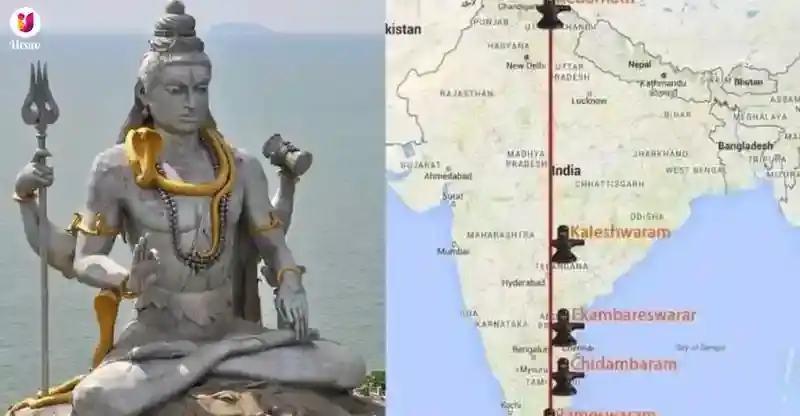 7 Shiva Temples Lying in a Straight Line